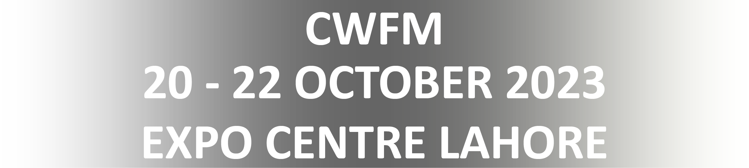 CWFM PAKISTAN EXPO | International Exhibition & Conference for Cleaning ...